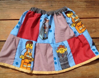 last one...LEGO MOVIE Skirt for Girls..baby, toddler. 6 months,12 ...
