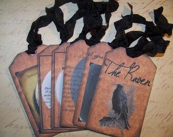 Halloween Tags Witch's Spells and Potions Vintage