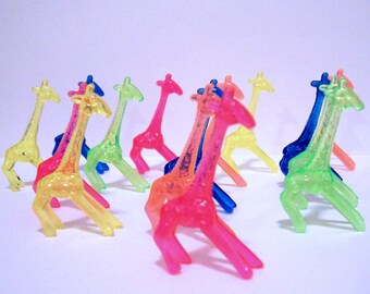 Plastic giraffes | Etsy