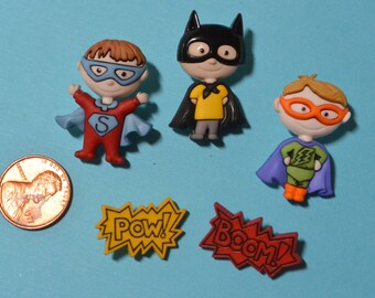 Unique superhero button related items | Etsy