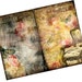 Digital Paper Journal/Scrapbook Kit Antique Collage