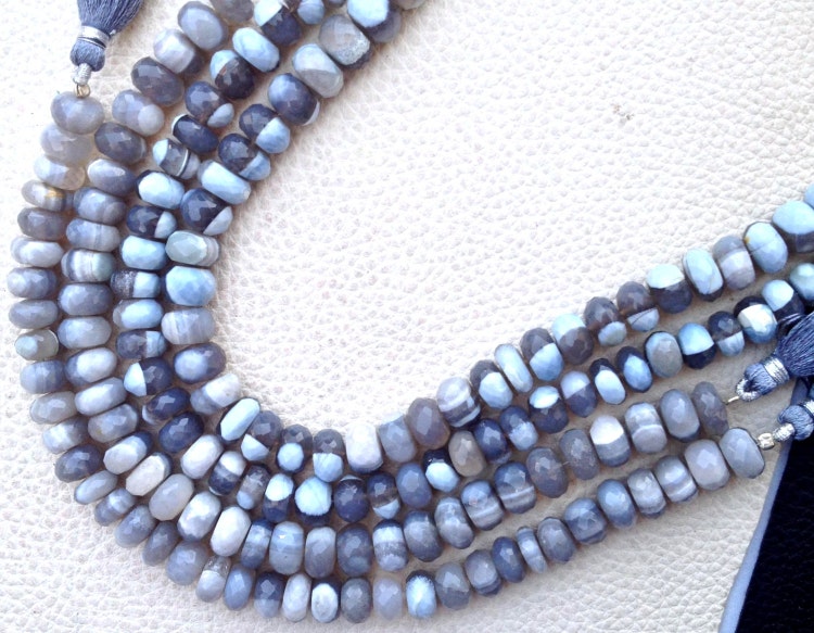 African NATURAL GREY OPAL10 Inch by Raregemstone on Etsy