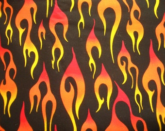 Popular items for flame fabric on Etsy