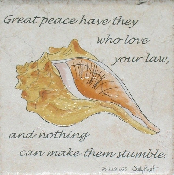 Backsplash Whelk Seashell 6x6 Tile Conch Bible by sallymanders