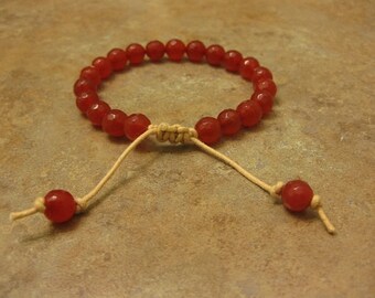 Real ruby bracelet | Etsy