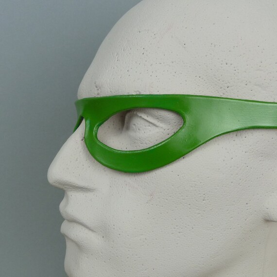 THE RIDDLER MASK in Leather. The Jim Carrey Design. Designed