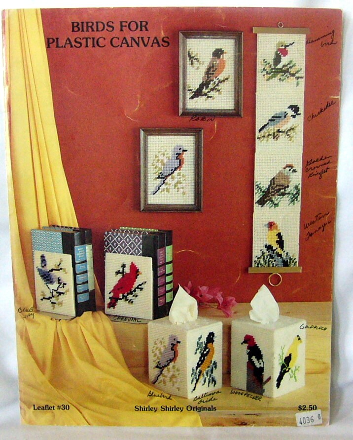 Plastic Canvas Birds Pattern Instant Download PDF