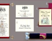 Invitations Wedding DIY Scroll Kits and Place Cards by InkCurves