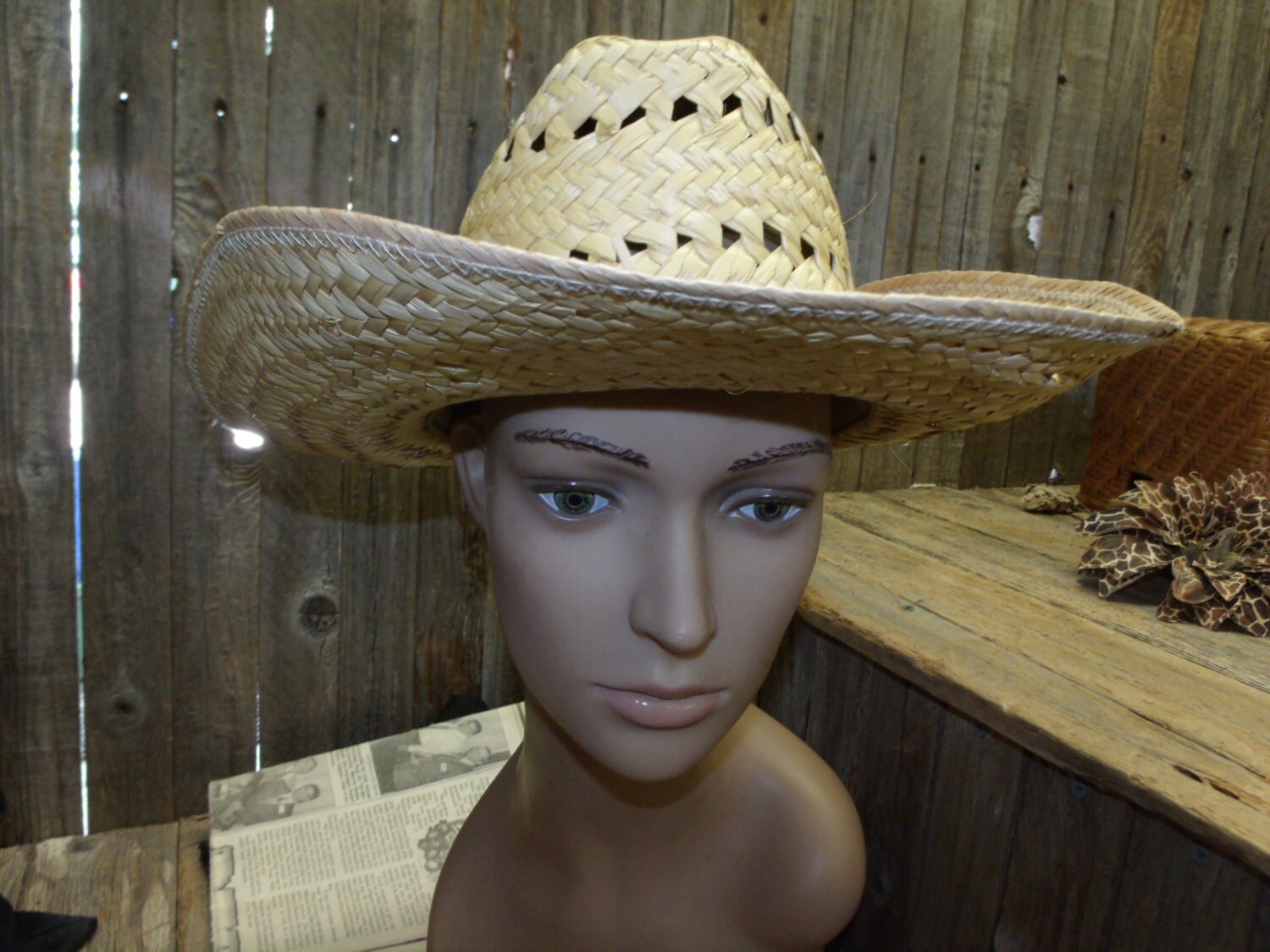 Summer Palm Leaf Ranch Hat w Hatband – Haute Juice
