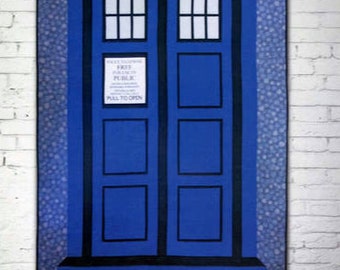 Plastic Canvas TARDIS pattern