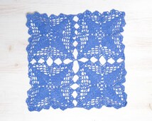 Popular items for square crochet doily on Etsy