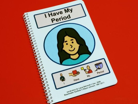 I Have My Period Autism Social Skills Story by TheAutismShop