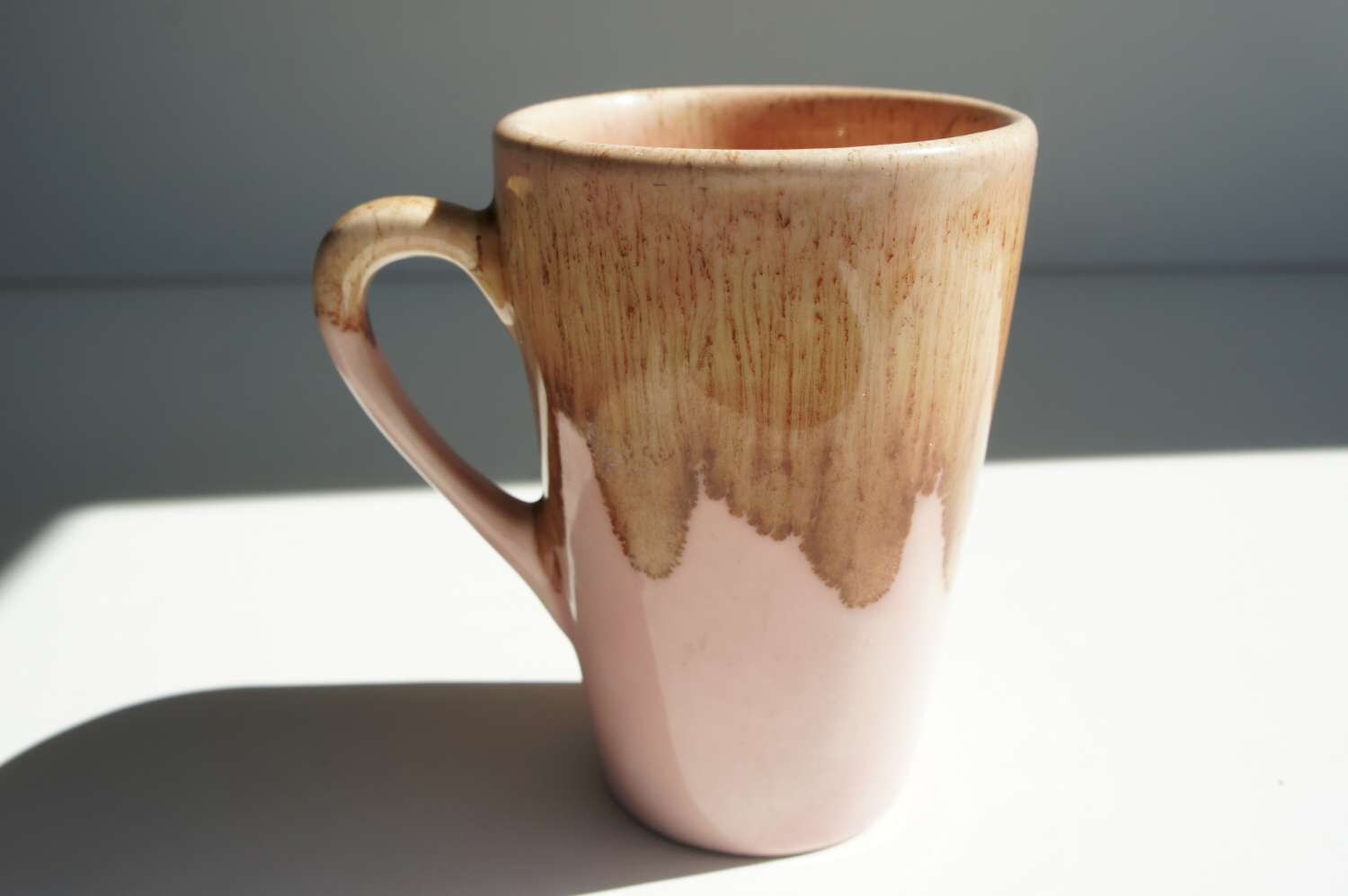 Vintage Winart Drip Mug Pink Brown 1960s – Haute Juice