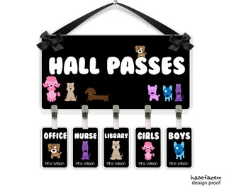 Popular items for bathroom pass on Etsy