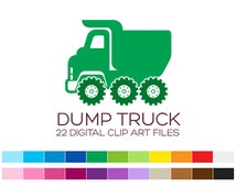 Unique dump truck clip art related items | Etsy