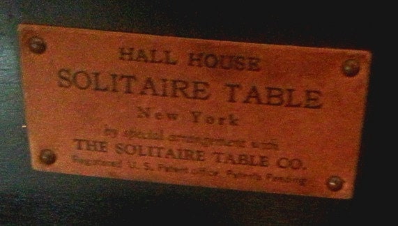 Vintage Solitaire Table by Hall House , New York – Haute Juice