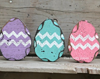 Wood easter egg | Etsy