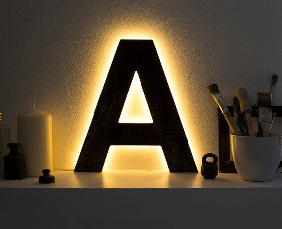 Letter lights decorative night lamp custom letter lighting