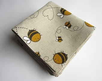 Popular items for bee napkins on Etsy
