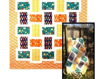 The Kwad Quilt Pattern by BearHugQuiltworks on Etsy