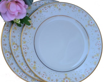 3 Noritake Plates, Noritake Fragrance Bread & Butter Plates, Noritake ...