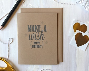 Rustic birthday card | Etsy