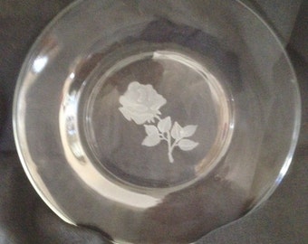 Clear glass roses | Etsy