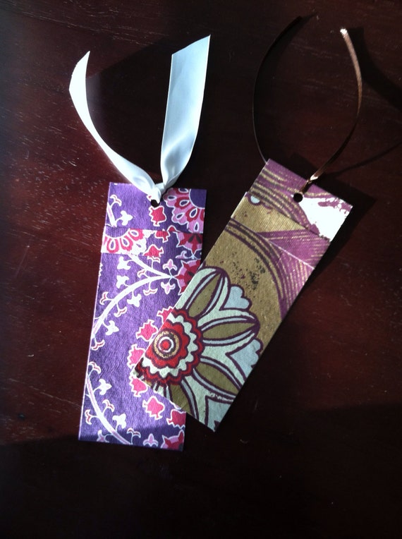 Items similar to Set of 3 Handmade Bookmarks on Etsy
