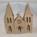 CATHEDRAL-DIY Putz Style Cardboard Church