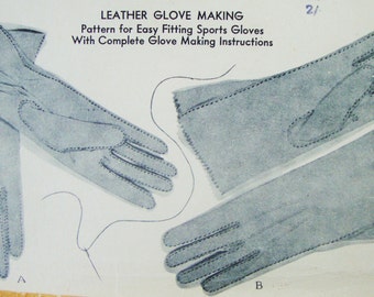 Popular items for glove sewing pattern on Etsy