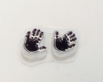 Handprint stamp | Etsy