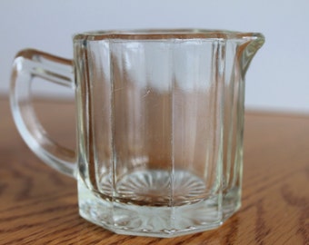 Popular items for glass cream pitcher on Etsy