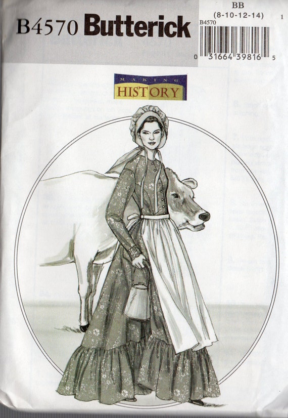 Butterick Making History Pattern 4572 by OkieDokiePatterns on Etsy