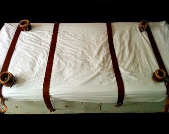 Leather bondage cuff | Etsy