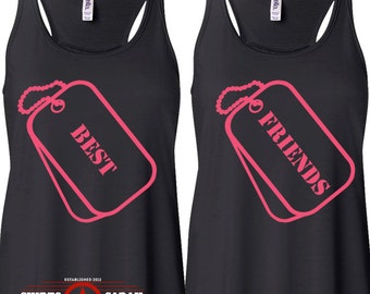 Popular items for best friends tank on Etsy