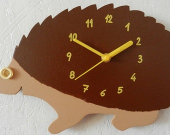 Hedgehog clock | Etsy