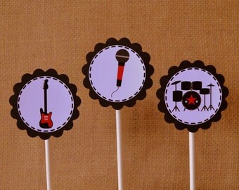 Rockstar Party, Rockstar Birthday Party Decorations, 1st Birthday, Baby ...