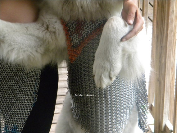 Chainmail Protective Dog Armor Belly Plate