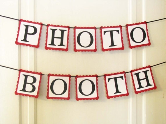 Photo Booth Banner/ Photo Booth/ Photo Booth Sign/ Paper Photo
