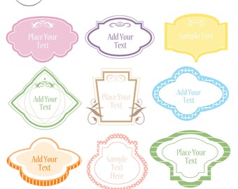 Popular items for colorful labels on Etsy