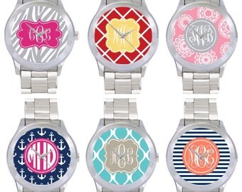 Popular items for monogram watch on Etsy