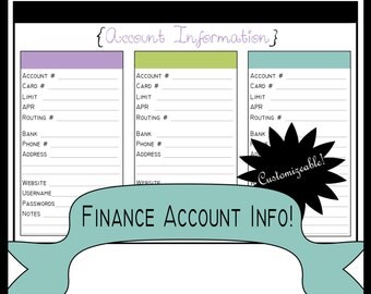 Account organizer | Etsy