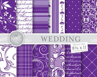 Unique purple scrapbook related items | Etsy