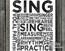 Popular items for gifts for singer on Etsy