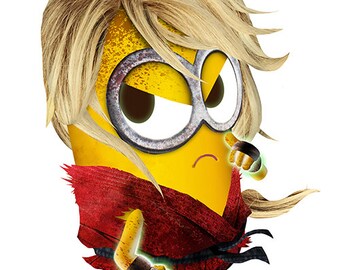 KEN Street Fighter Framed Minion Print