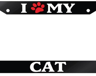 Cat license plate | Etsy