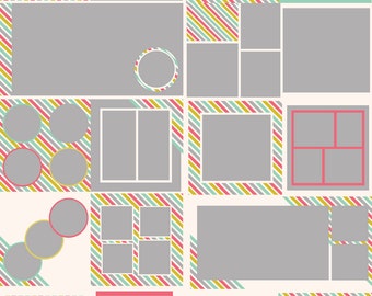 Popular items for square album template on Etsy