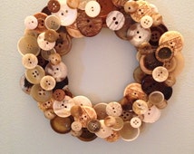 Popular items for button wreath on Etsy