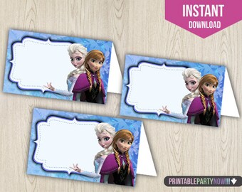 Popular items for frozen place cards on Etsy