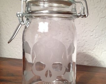 Popular items for jar of skulls on Etsy